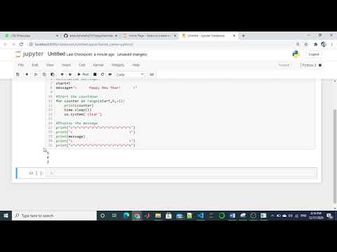 Happy New Year | Happy New Year Code in Python | Python | BookMan - YouTube