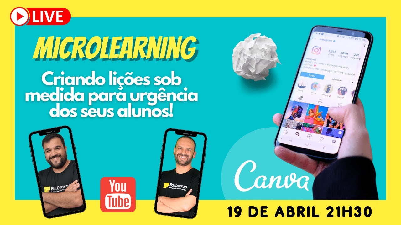 Microlearning: Instagram e Canva.com |Como criar lições sob medida para ...
