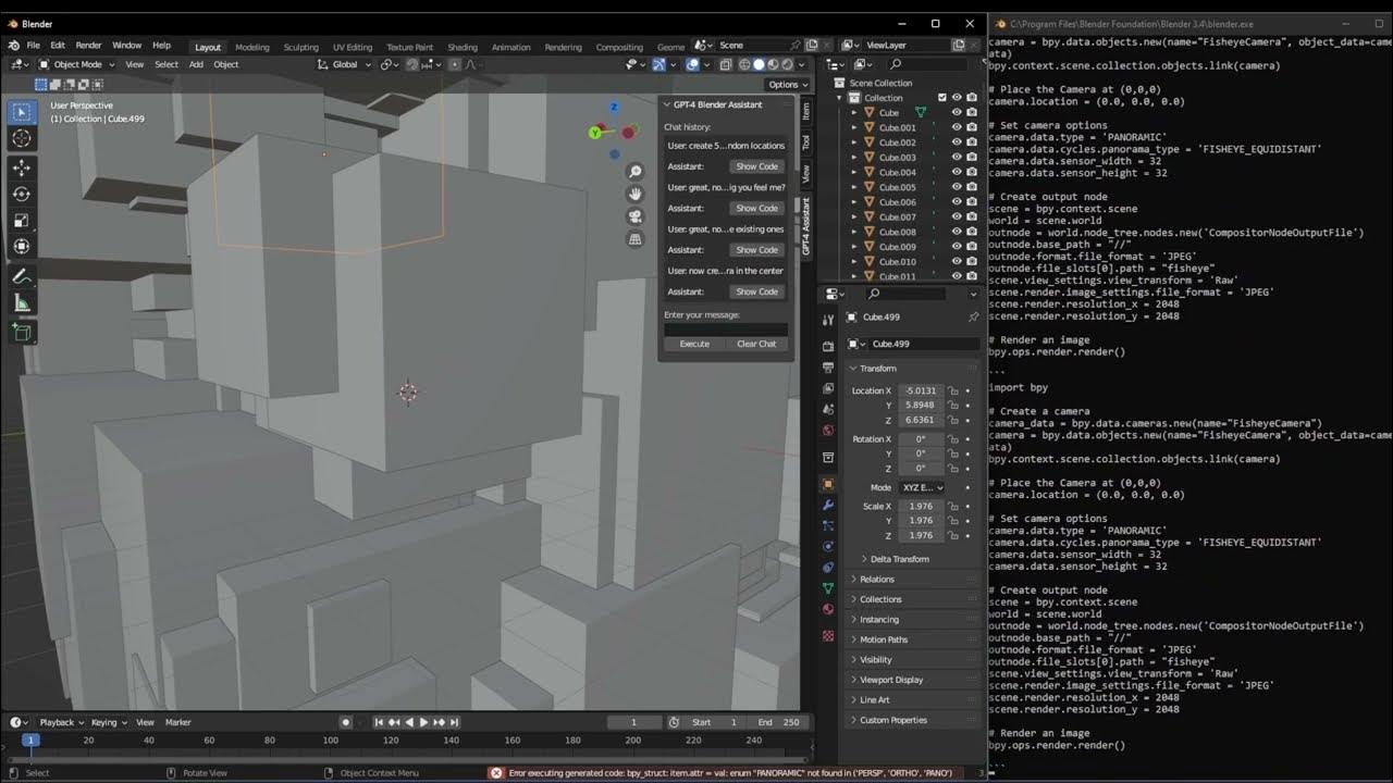ChatGPT-4 add-on for Blender. Works like magic.. I'm still in shock ...