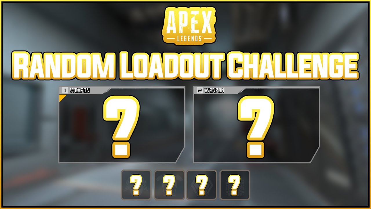 The Random Loadout Generator Challenge! - Apex Legends - YouTube