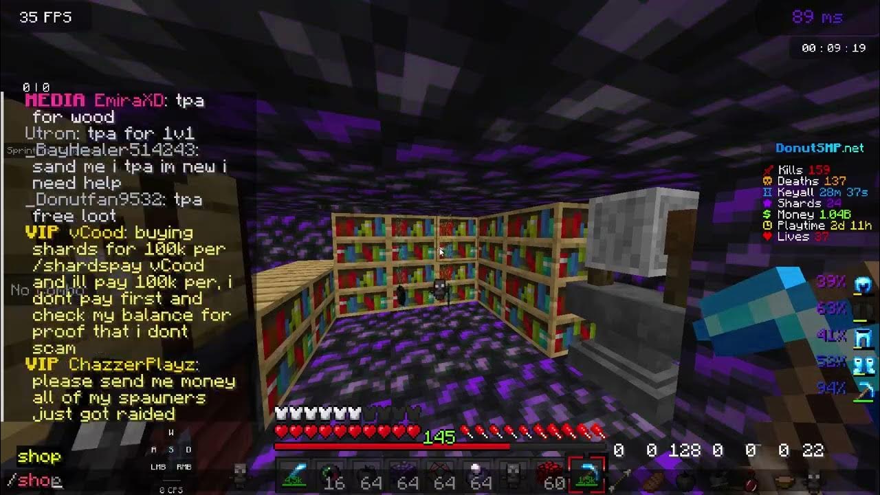 Donut Smp Spawner Base Raid - YouTube