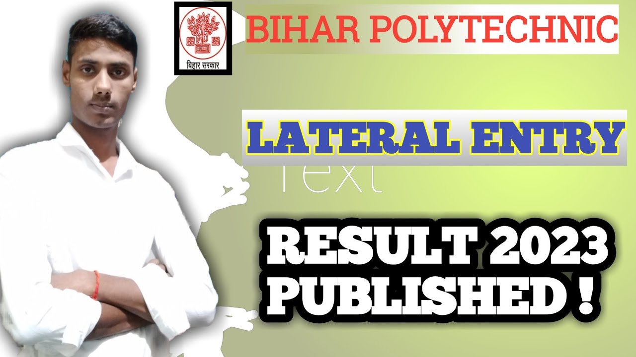BIHAR POLYTECHNIC RESULT 2023 JARI | BIHAR POLYTECHNIC LATERAL ENTRY ...