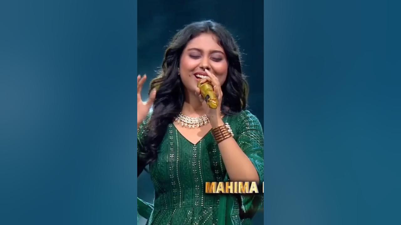 Main Pal Do Pal Ka Shair Hoon | Mahima Bhattacharya 🥰 ️🎵 | indian idol 14 performance #shorts ...