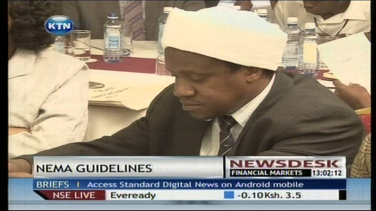 NEMA launches National guidelines for environmental assessment - YouTube