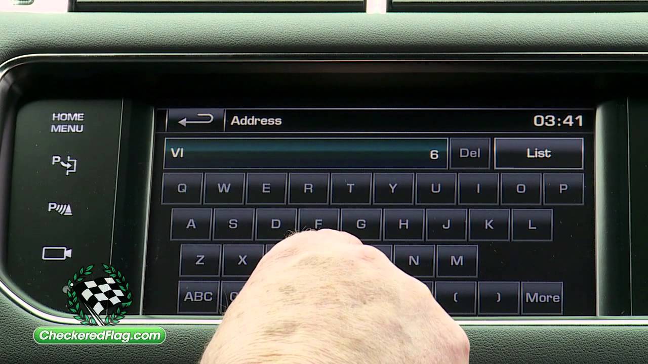 How to Enter Home Address in Navigation in Land Rover Range Rover Sport ...