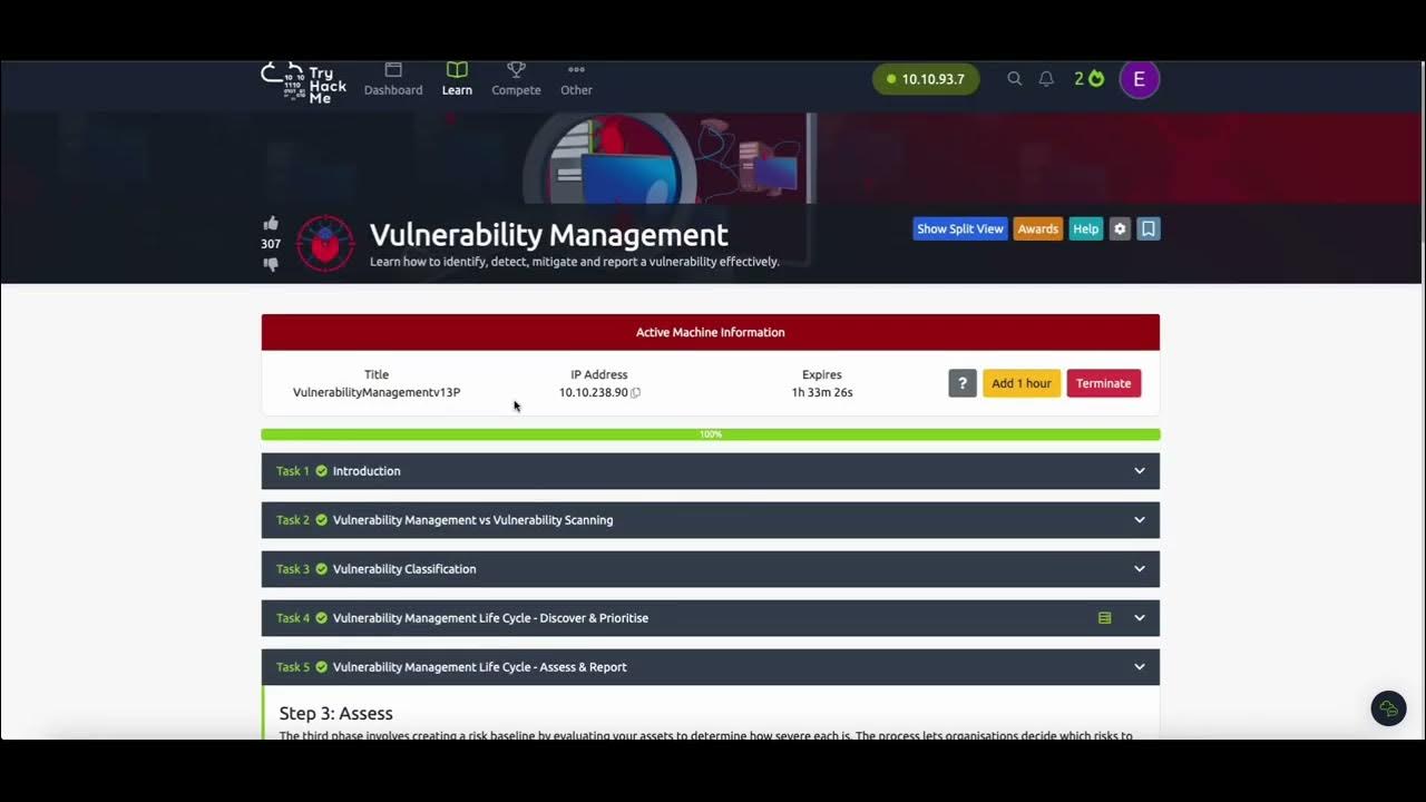 TryHackMe | Security Engineer | Vulnerability Management / NEW / - YouTube