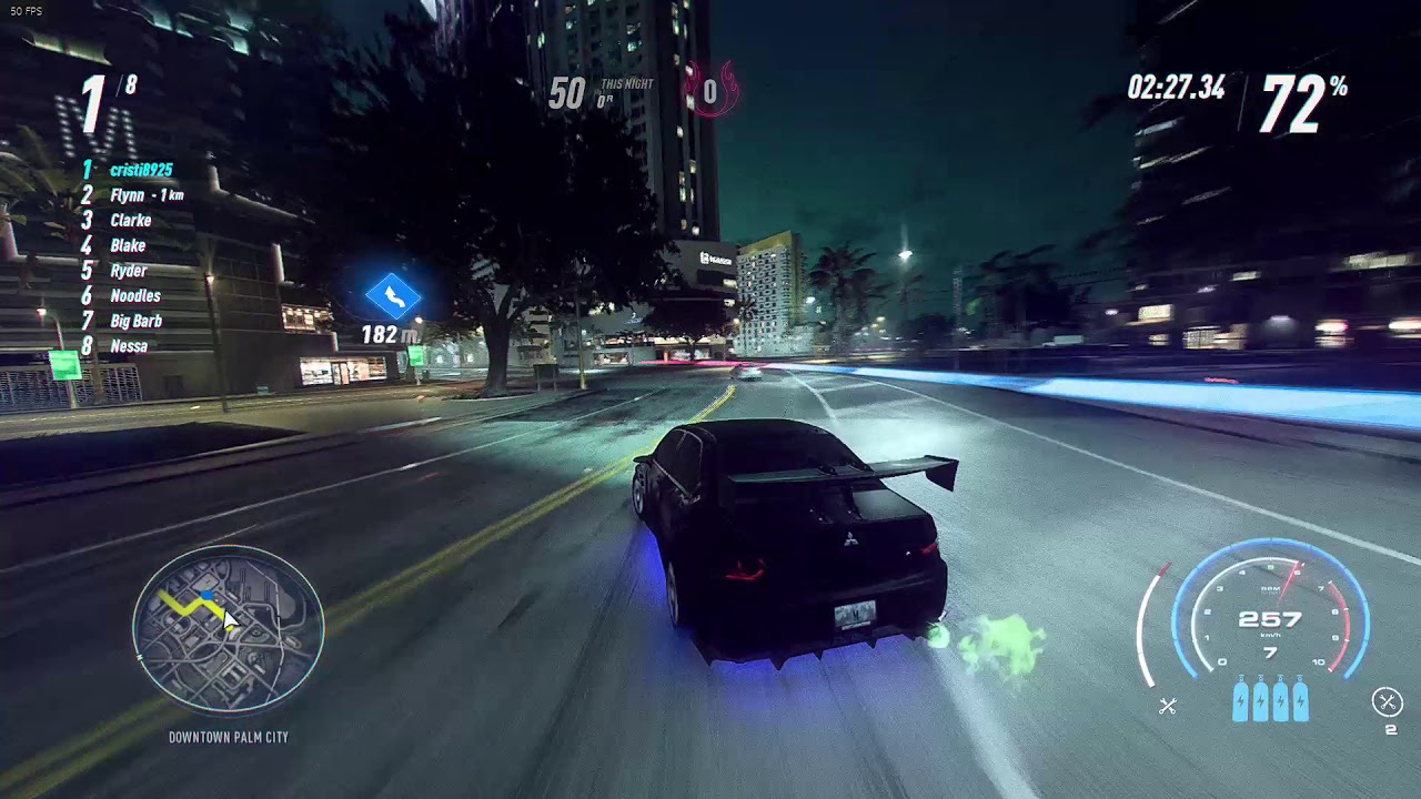 Nfs Heat evo lancer - YouTube