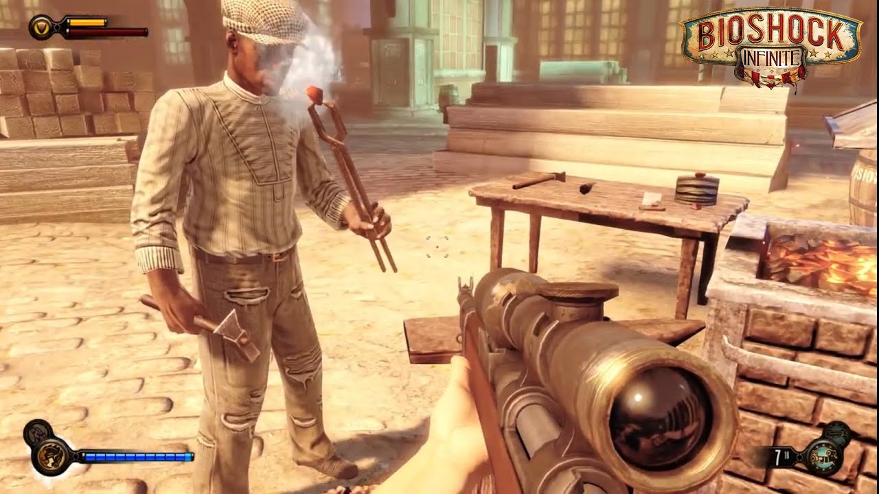 Bioshock Infinite: The Complete Edition BlackSmith scene - YouTube