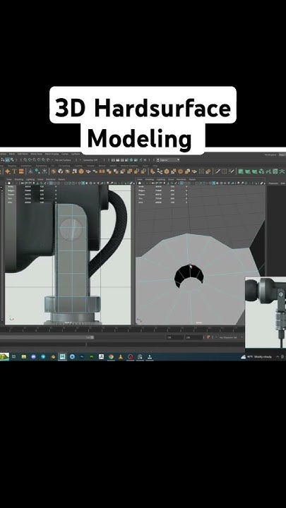 Hard surface Modeling. #3d #3dmodeling #maya #hard_surface #mayamodeling #3dshorts #animation ...