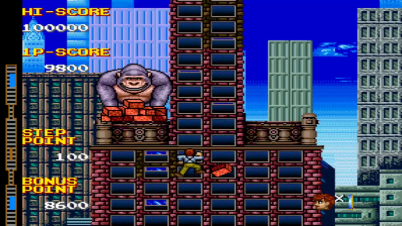 ARCADE MACHINES MAME CRAZY CLIMBER 2 II JAPAN HARDER 1988 NICHIBUTSU ...