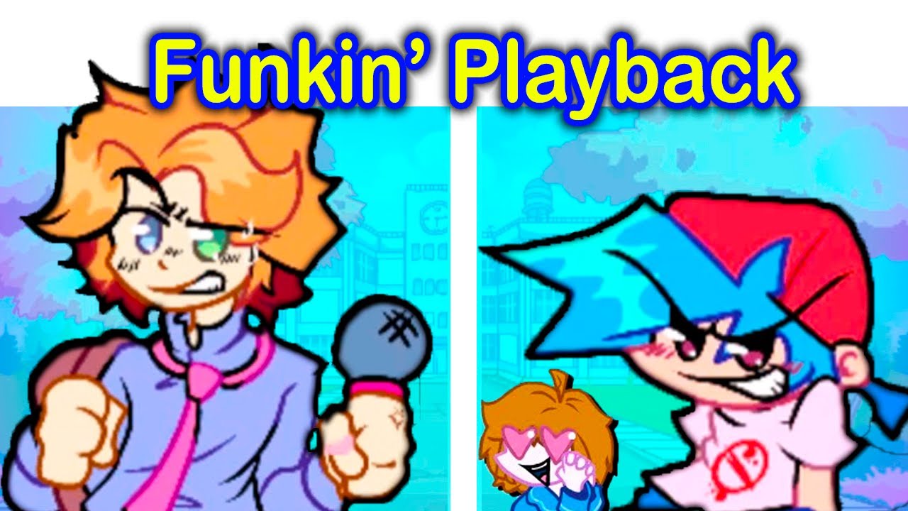 Friday Night Funkin' VS Funkin' Playback Remix | Senpai, Updike, & Hex ...