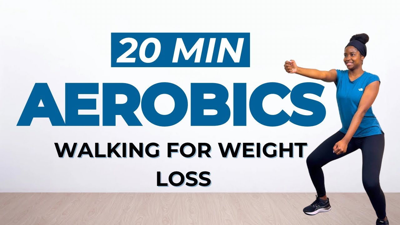 20 MIN AEROBICS FOR WEIGHT LOSS | Lose Weight Walking | Fun Sweat | At ...