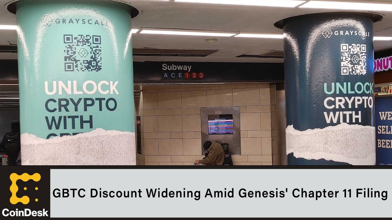 GBTC Discount Widening Amid Genesis' Chapter 11 Filing - YouTube