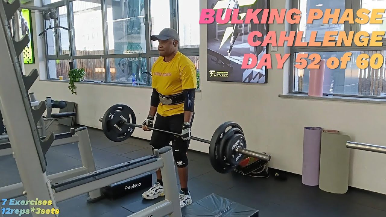 Bodybuilding Gym Challenge Bulking Phase Day 52 of 60 💪🏋️‍♂️💥#gym # ...