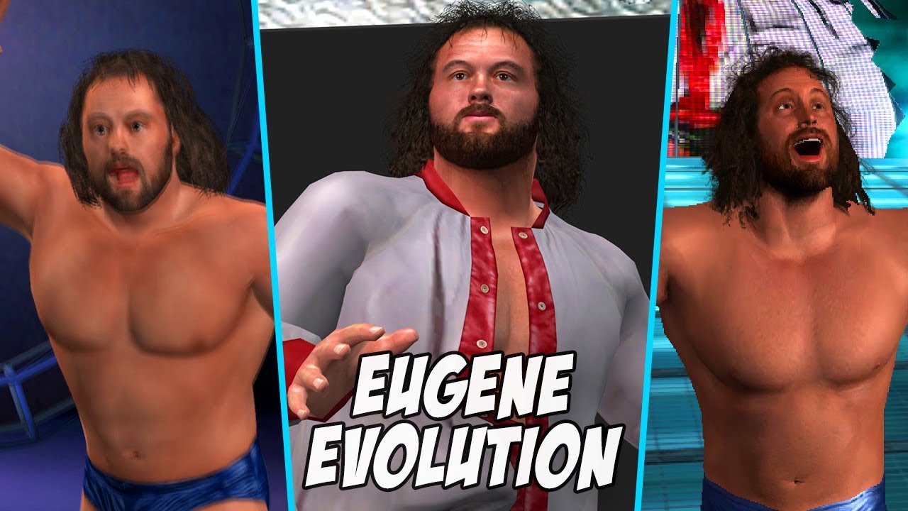 Eugene - Evolution in wwe games - YouTube