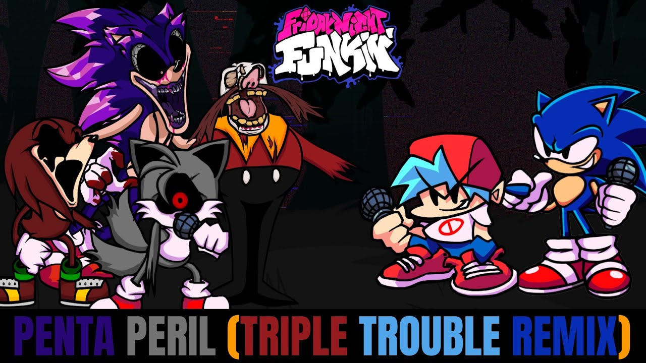 Friday Night Funkin' Penta Peril (Triple Trouble Remix) Mod! - YouTube