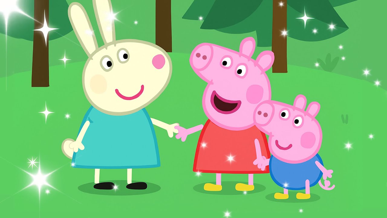 OMG! Strange Objects! Rebecca Turns Into a Pink Rabbit?!! | Funny Peppa ...