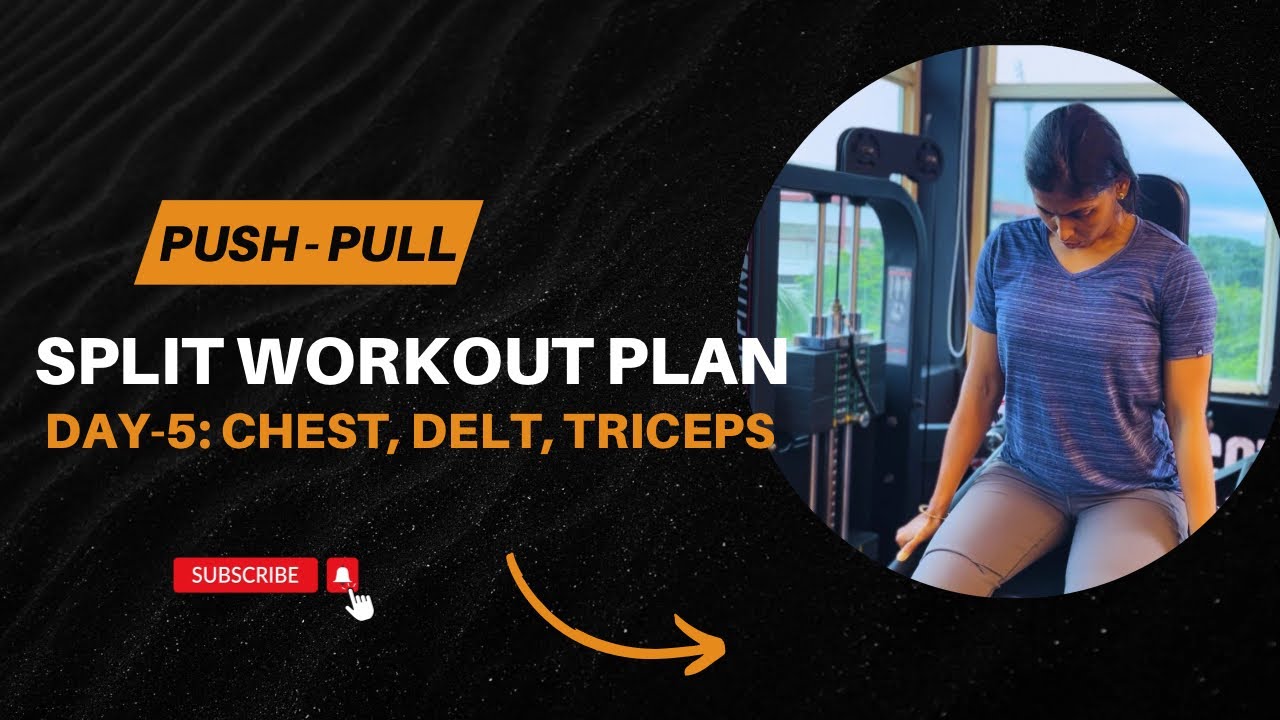 Split workout plan (Day-5) Chest, Shoulder, Triceps - YouTube