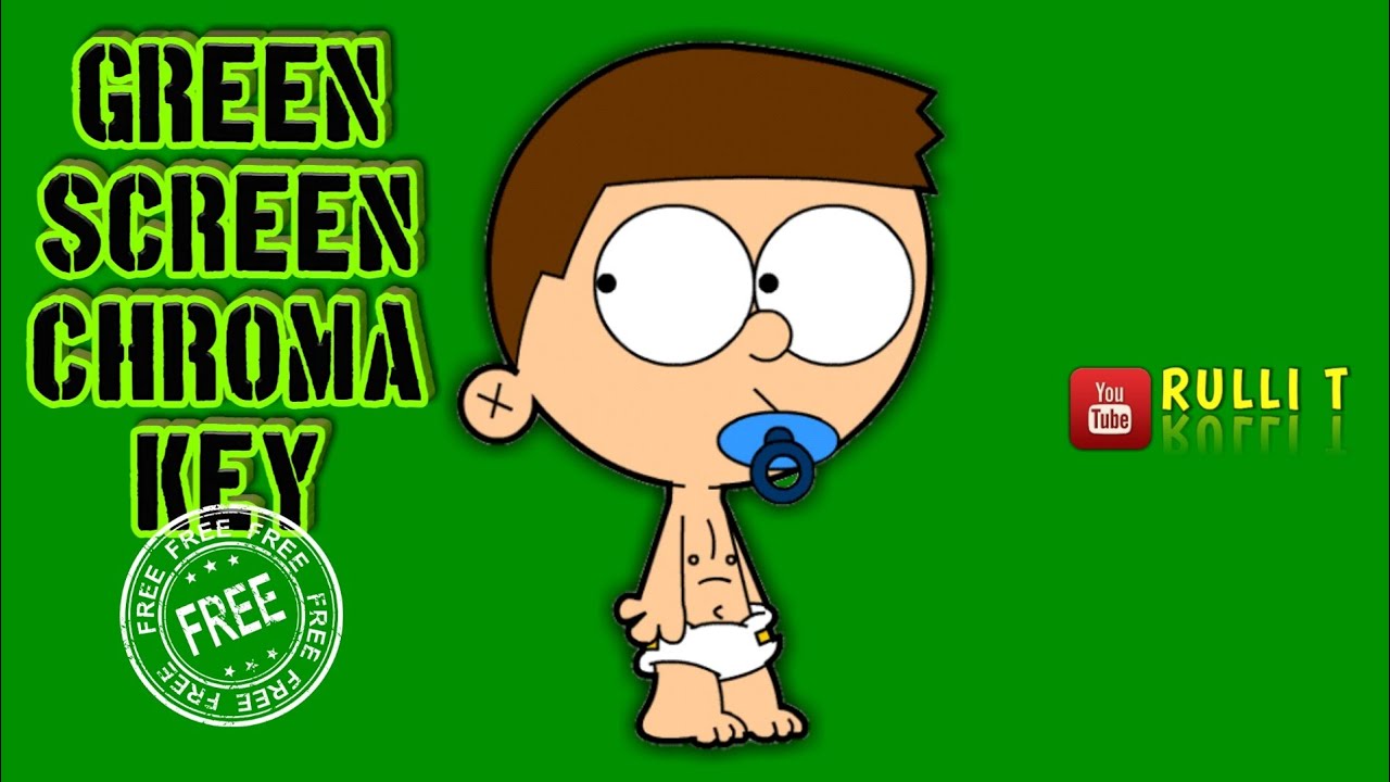 Green Screen HD [1080p] - BABY BOY WITH PACIFIER animation 🔊 sound ...