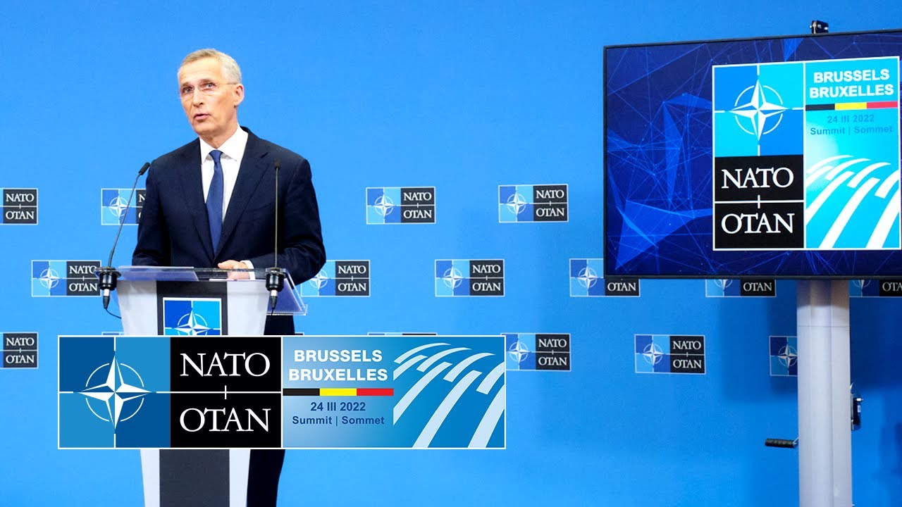 NATO Secretary General's press conference at NATO Summit, 24 MAR 2022 ...