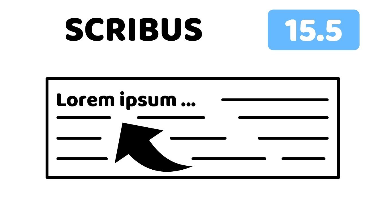 TUTO Scribus - Insérer un faux texte (texte de substitution, Lorem ...