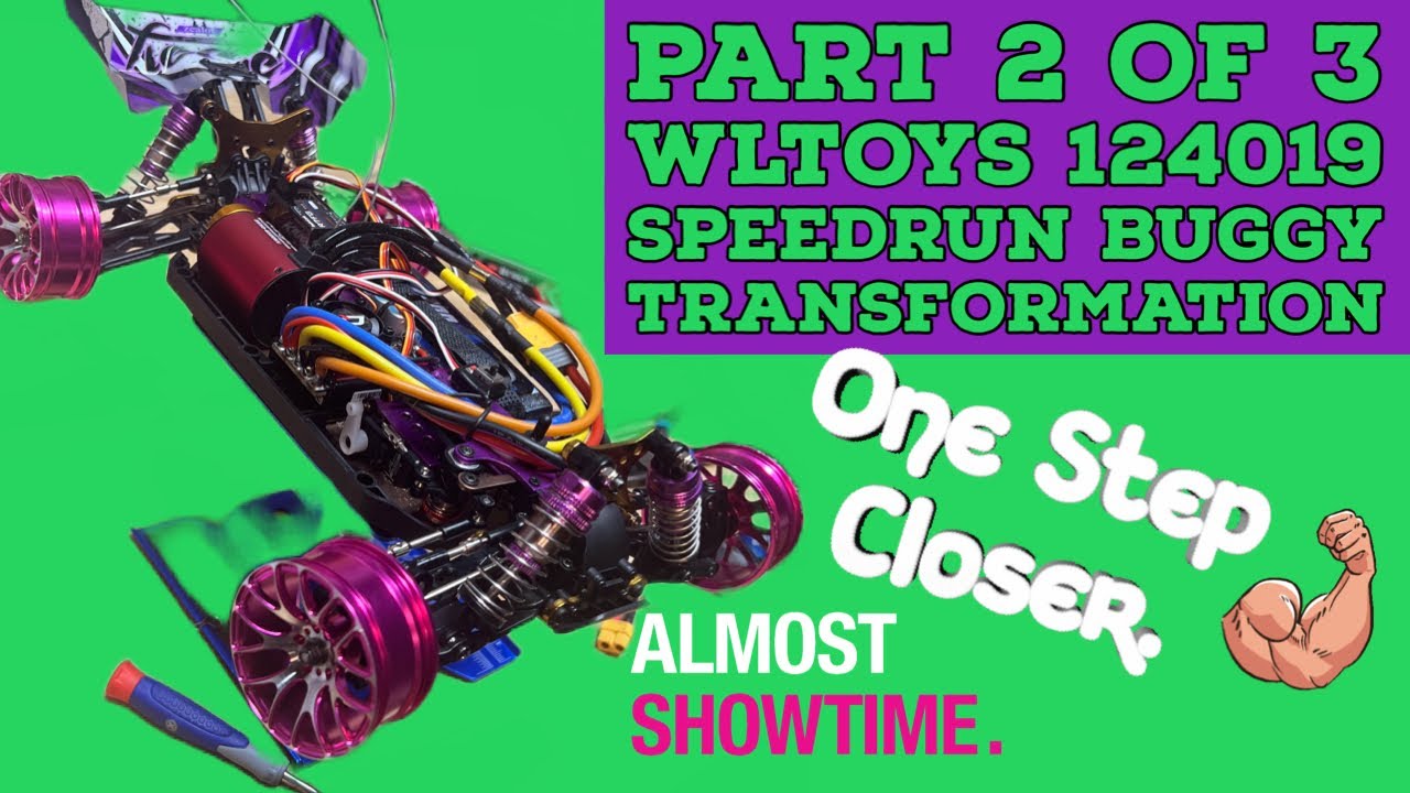 Part 2 of 3 of our 124019 Rc speedrun buggy build - YouTube