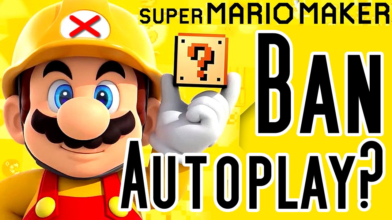 Super Mario Maker TOP 5 REASONS to BAN Auto Mario Courses (Wii U) - YouTube