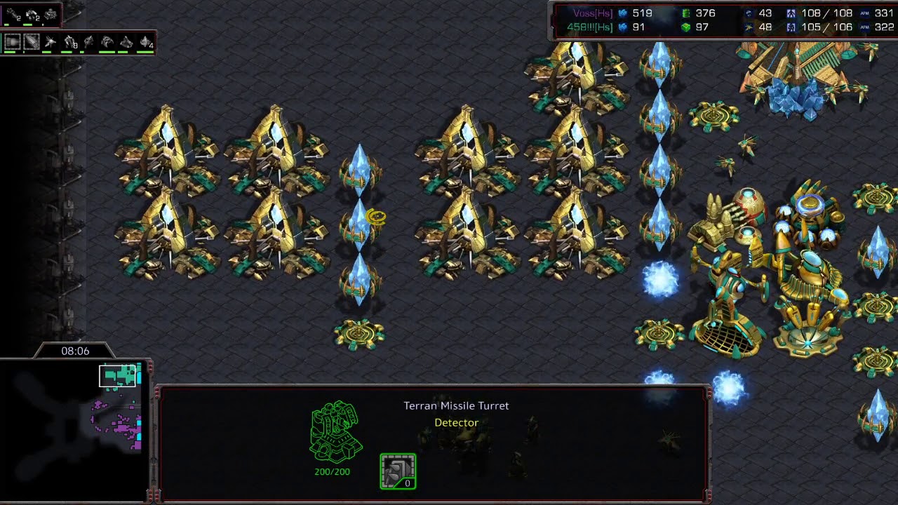 Starcraft Cast#67 - 458[Hs](P) vs Voss[Hs](T) game 1 - YouTube