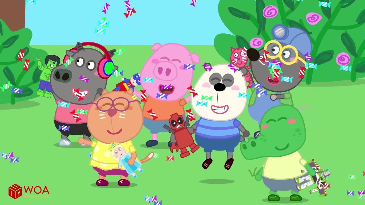 Wolf Family | Wolfoo's Life Bye Bye Virus & Stay Healthy! Wolfoo Cleans ...