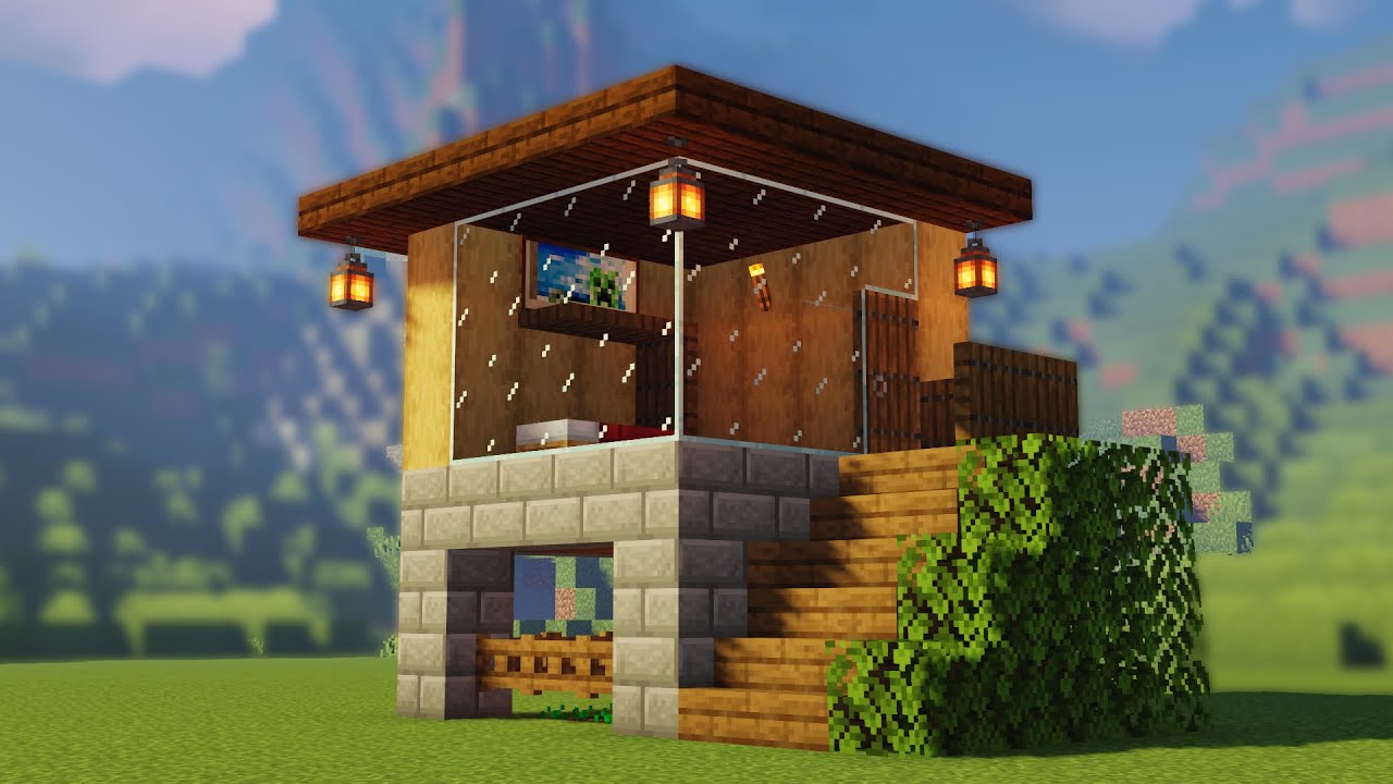 TUTORIAL: Easy House in Minecraft ⚒️ - YouTube