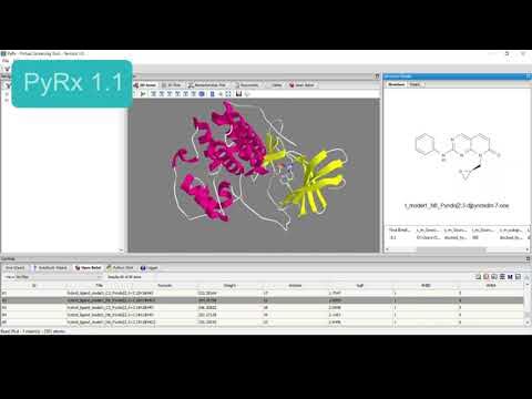 PyRx 1.1 New Features - Molecular Docking and Virtual Screening ...