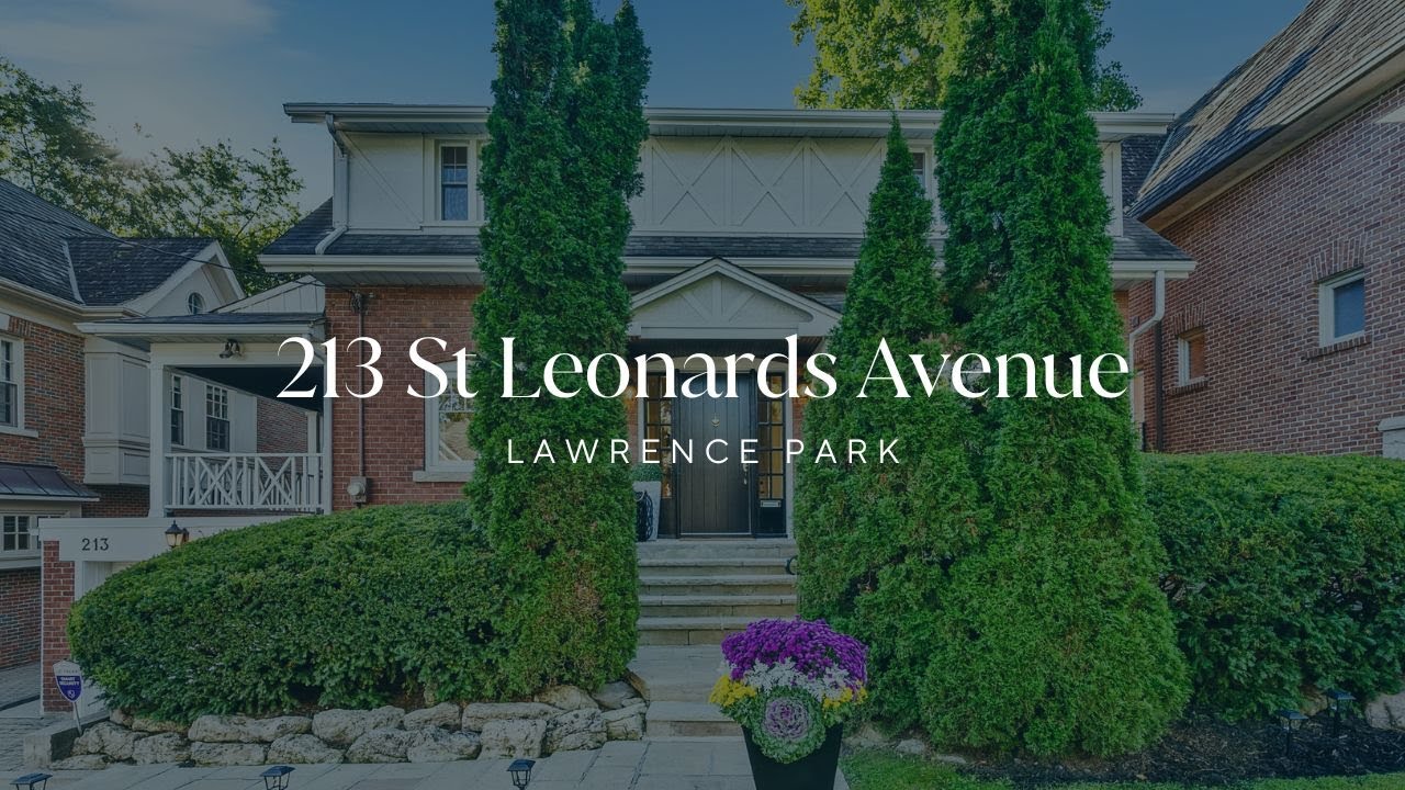 Charming Lawrence Park Home | 213 St Leonards Ave - YouTube