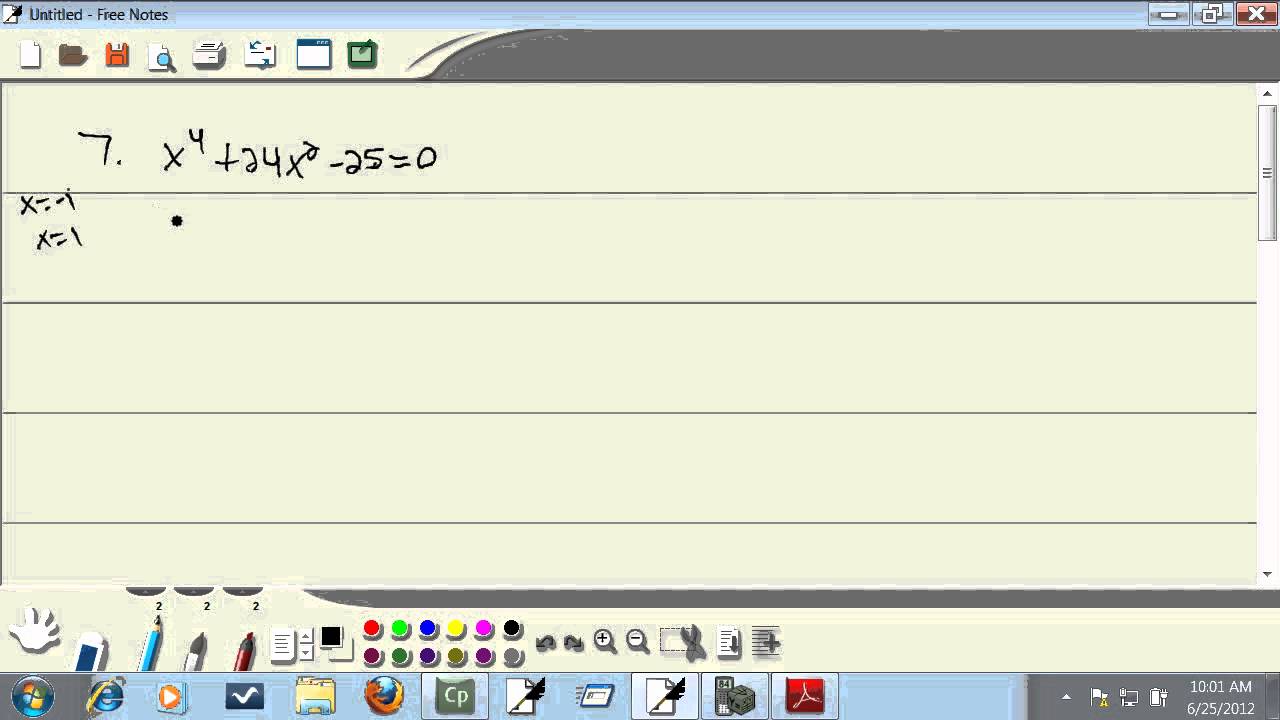 College Algebra - Chapter 3 Test - Problem 7 - YouTube