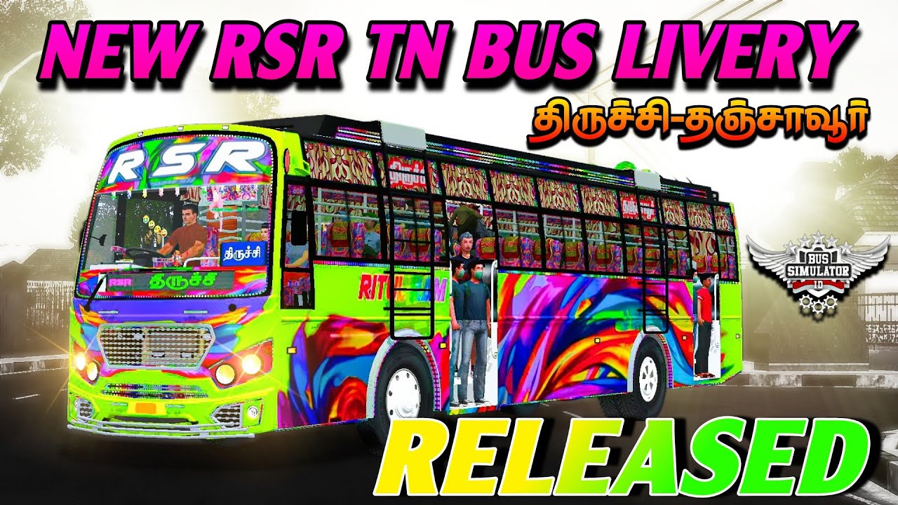 RSR Tn Pvt Bus Livery Released|NNS Bus Mod#rsgamingupdates#bussid# ...