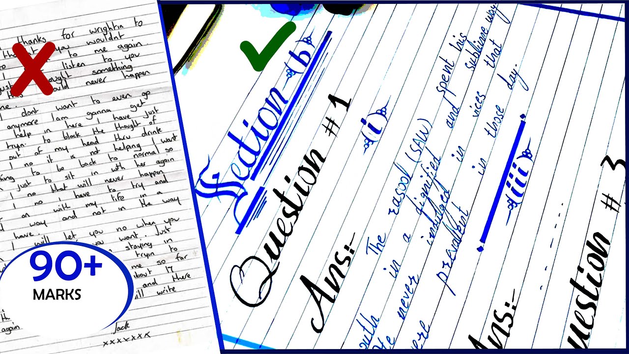 Perfect English Paper Presentation for Board Exams | Score High Marks ...