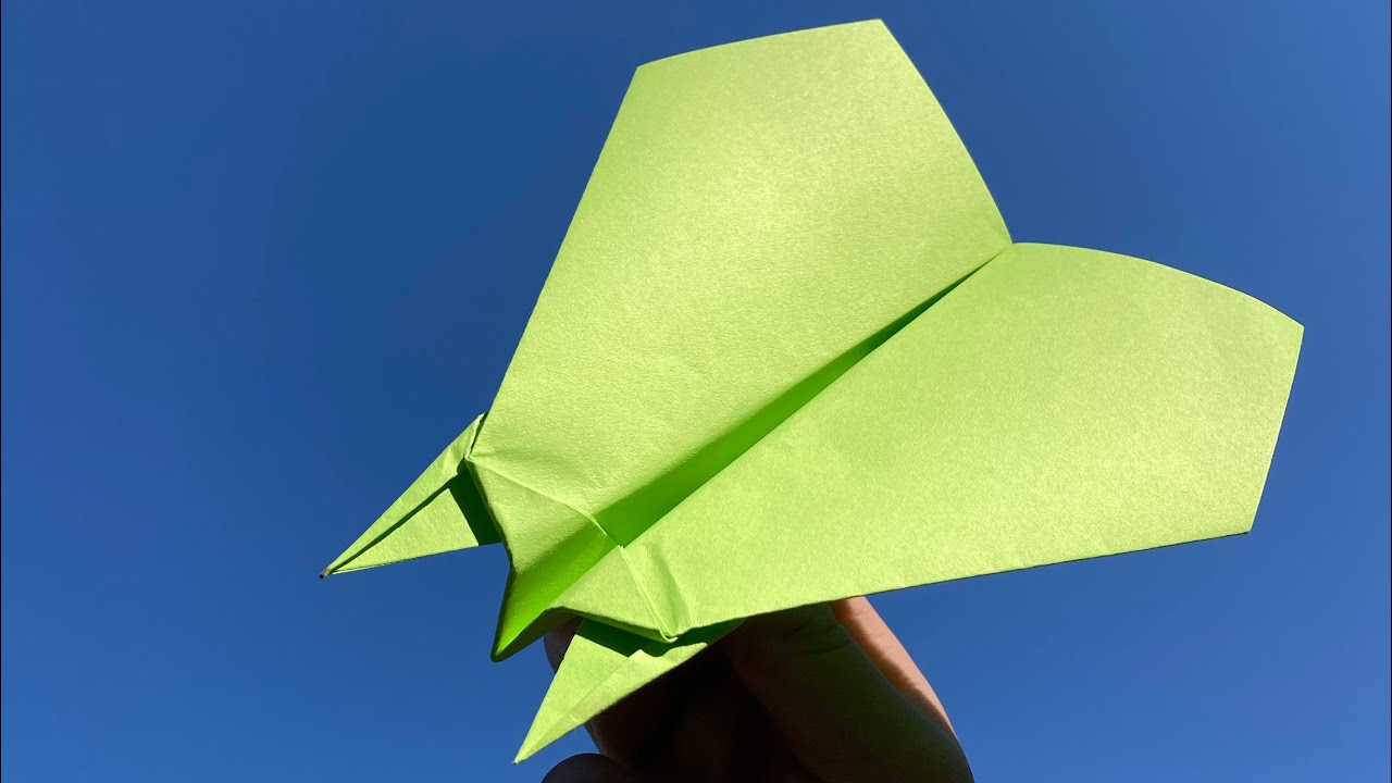 How to create a SUPER cool paper airplane with FANGS!! - YouTube