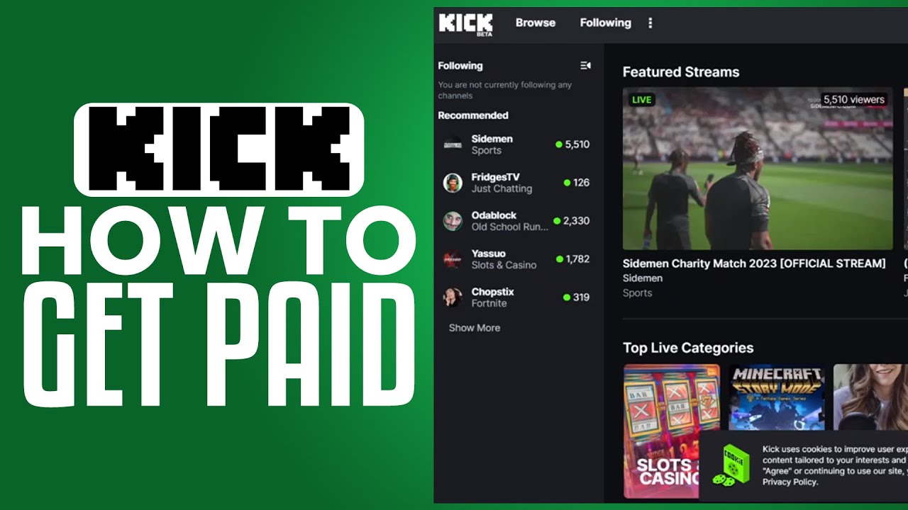 How To Get Paid On Kick (2023) Easy Tutorial - YouTube