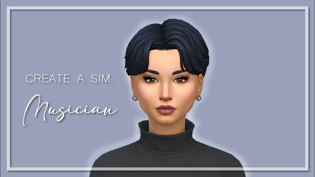 Musician | The sims 4 | CAS | NoCC - YouTube