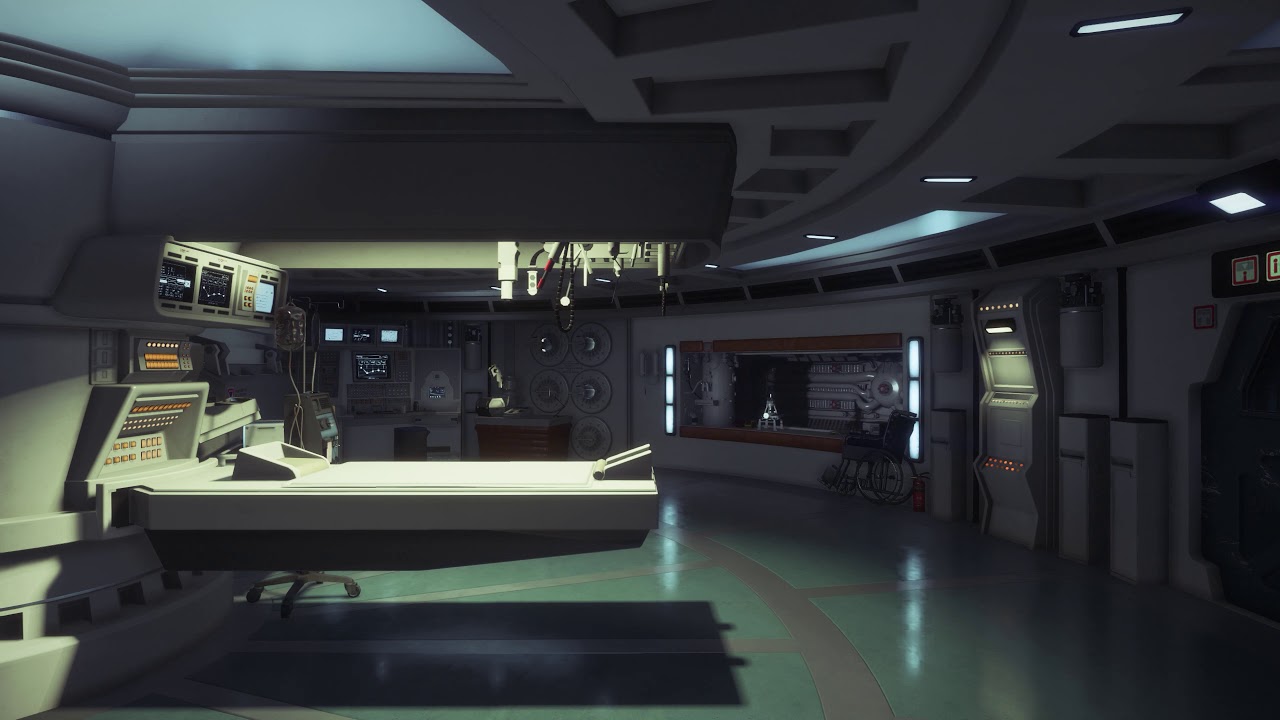 Alien Isolation │ ASMR / Sleep Aid │ USCSS Torrens med bay ambience ...