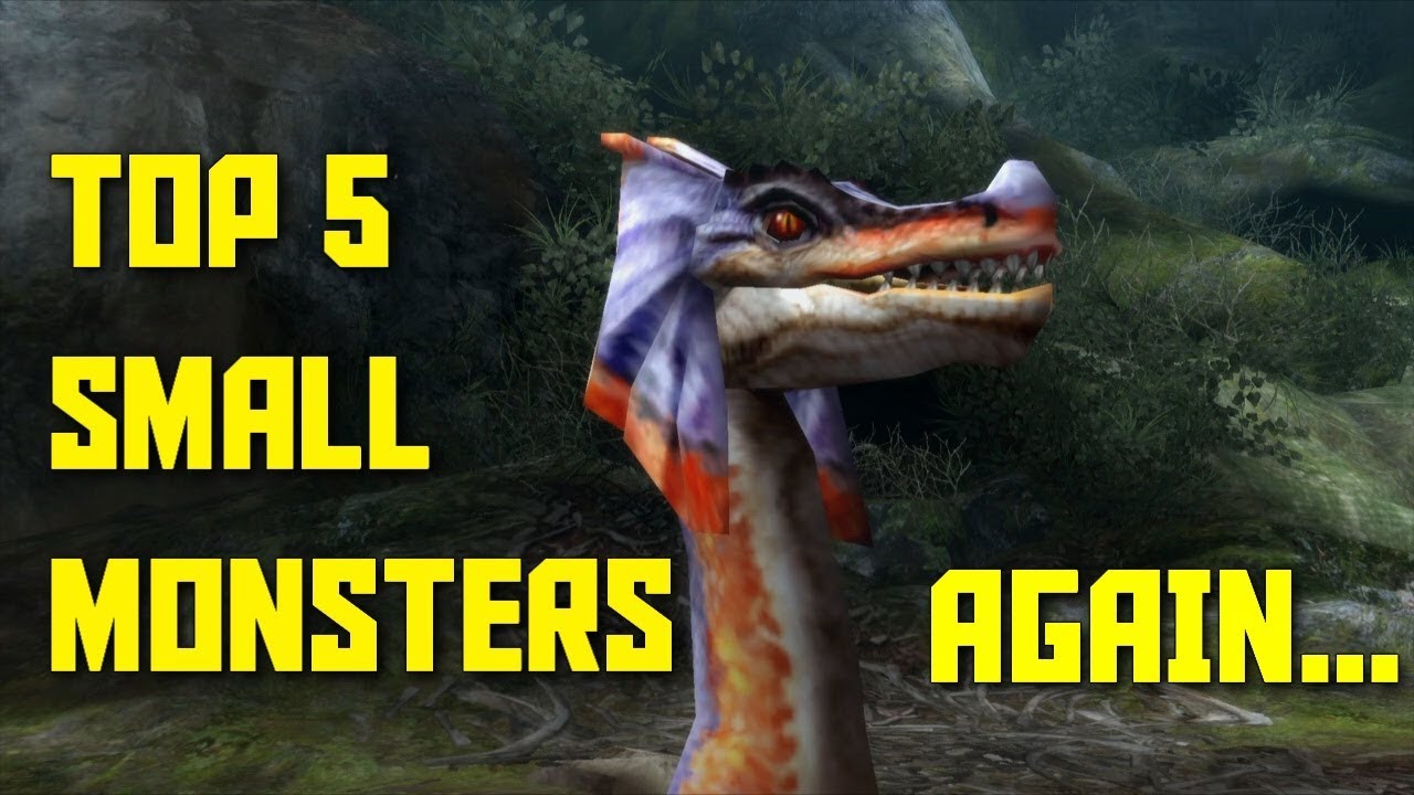 Top 5 Small Monsters of Monster Hunter...Again - YouTube
