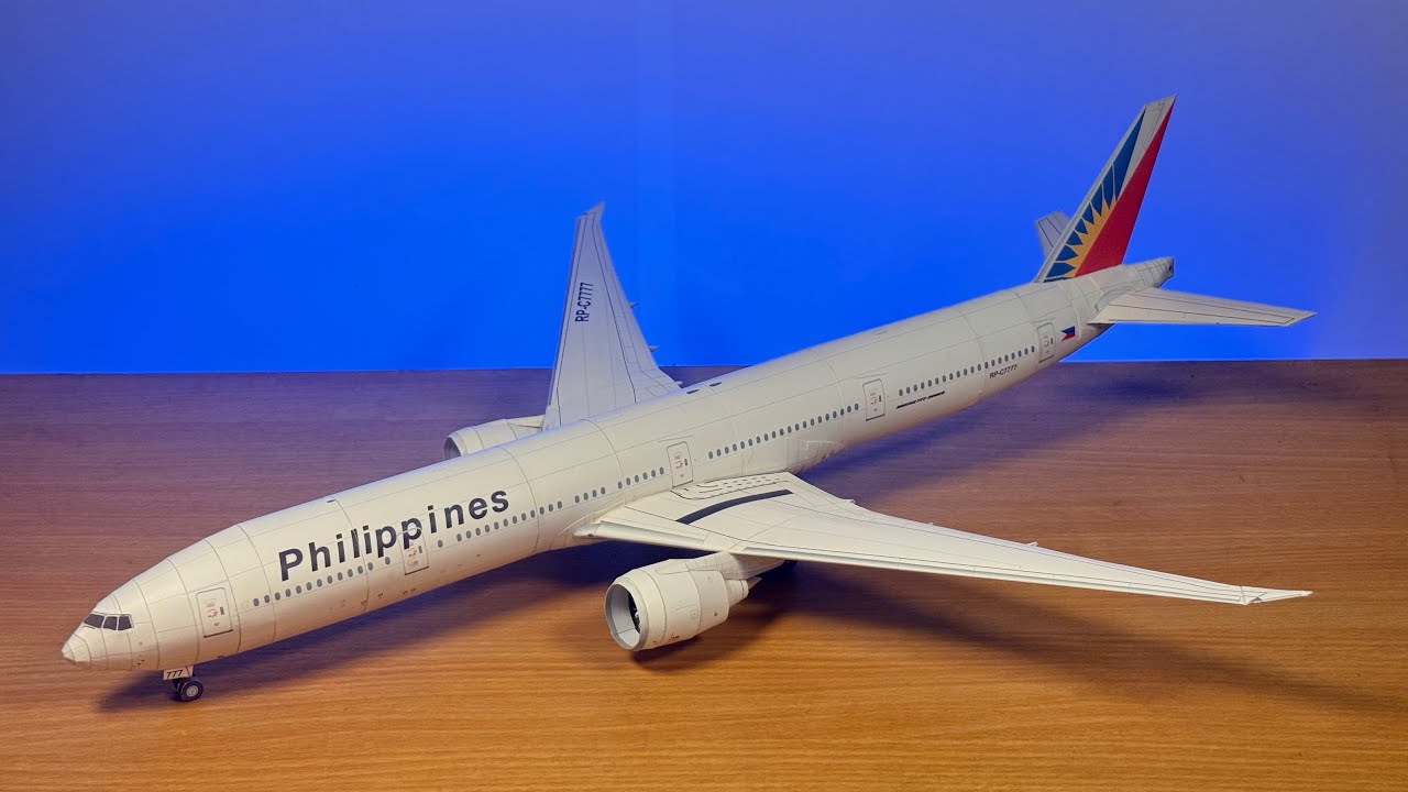Philippine Airlines Boeing 777-300ER Papercraft (Citycraft template ...