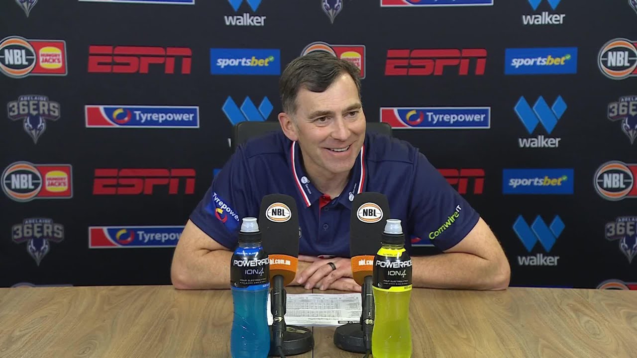 Mike Wells press conference vs Perth Wildcats - Round 11, NBL25 - YouTube