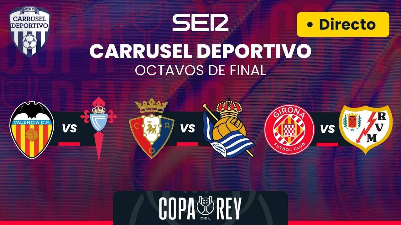 🏆⚽️ Los OCTAVOS de FINAL de la COPA DEL REY 2023/24 | EN DIRECTO - YouTube