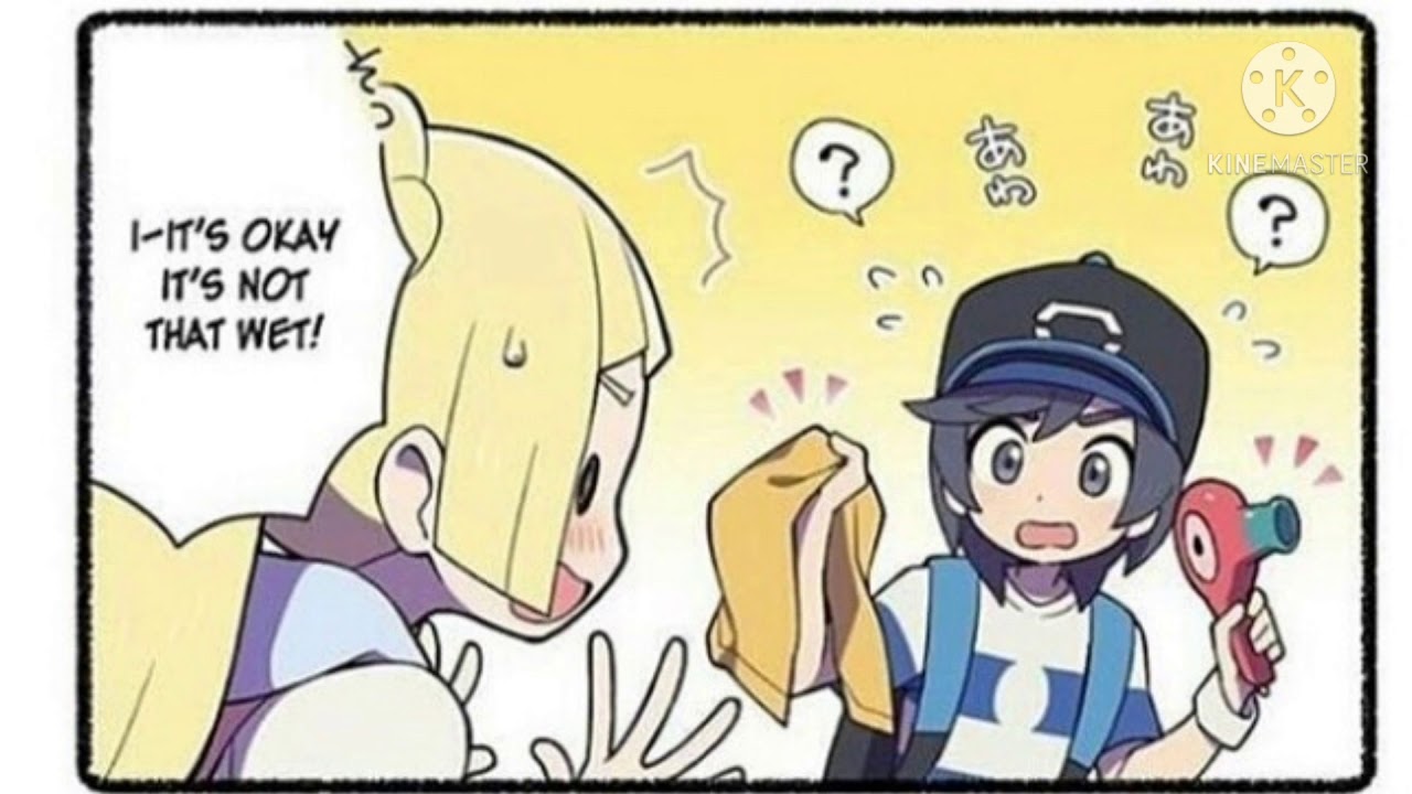 It's not that wet - Sun x Lilie (Pokemon Alola Comic Dub) - YouTube