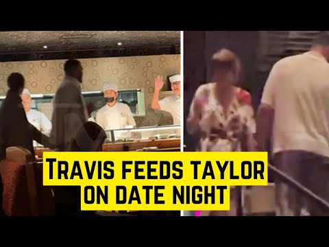 Travis Kelce Feeds Taylor Swift on Romantic Dinner Date at Sushi Park ...