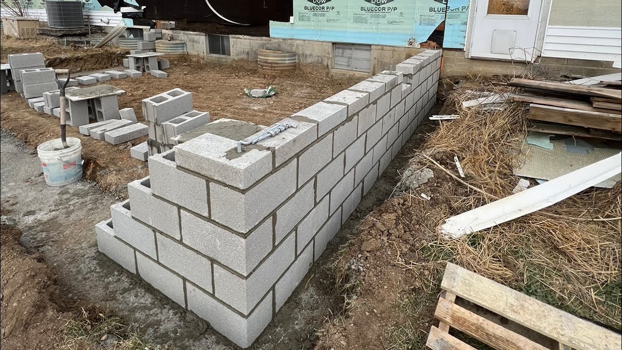 Foundation Blocks Laying… PART 2 - YouTube