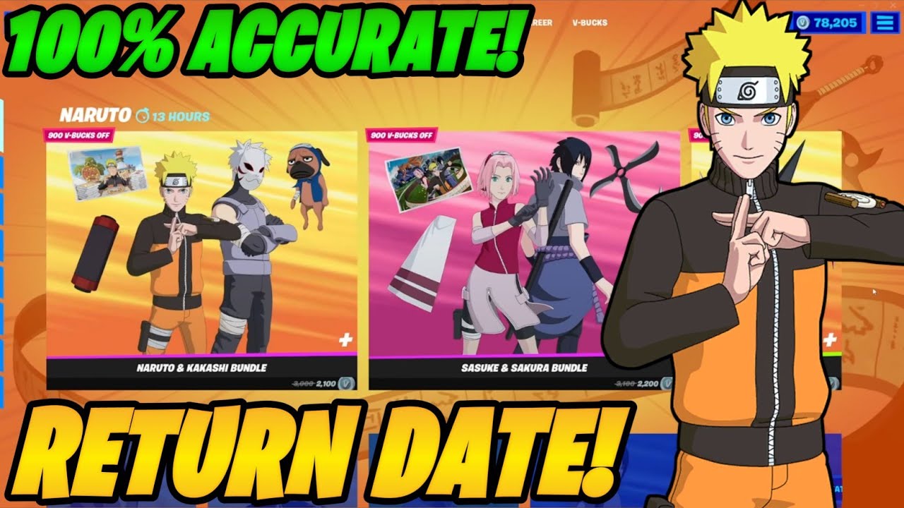 Naruto Bundle RETURN RELEASE DATE! (Coming Back?) - YouTube