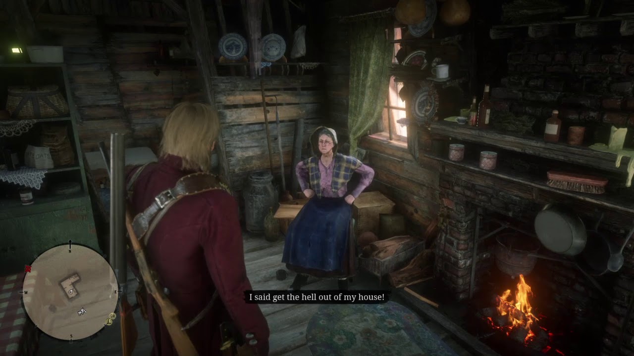 Red Dead Redemption 2 Old lady kill - YouTube