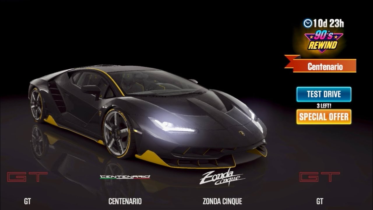 Lamborghini Centenario | Test Drive | CSR2 - YouTube