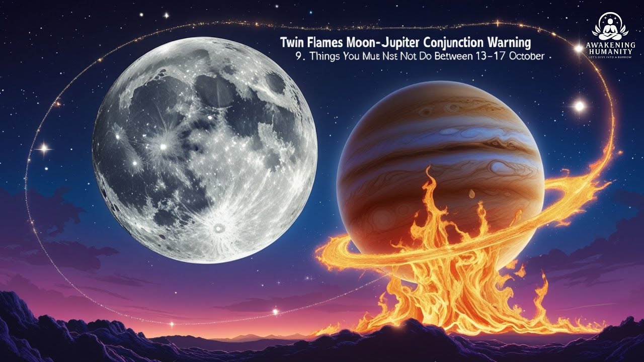 Twin Flames Moon–Jupiter Conjunction WARNING! 9 Things You MUST NOT DO Between 13–17 October ...